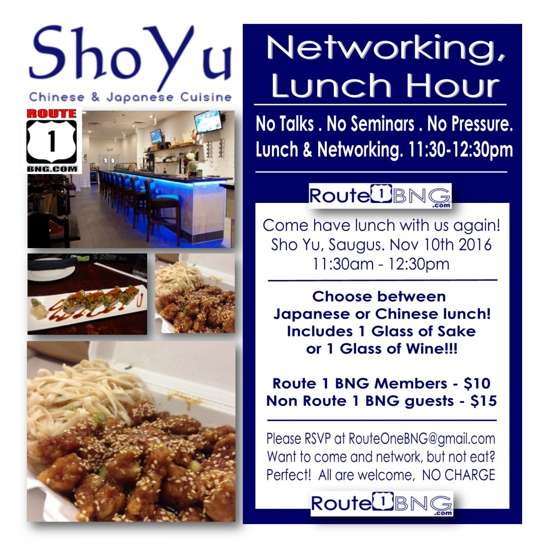 sho-yu-lunch - Route One BNG